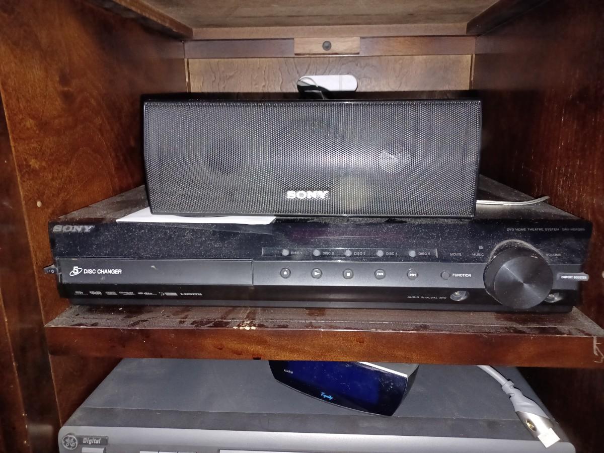 Sony DAV-HDX285 Home Theater Receiver 5 Disc Changer DVD Player ...