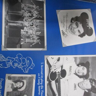 Walt Disney "Mickey Mouse Club" Mouseketeers Cast Photo Album ...