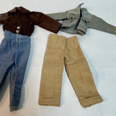 Barbie Homemade Clothing Lot - Ken clothes, knit dress, dress with ...