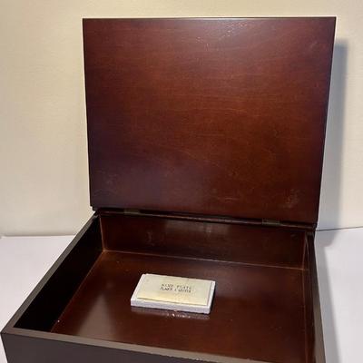 LOT 210L: Bombay Company Keepsake Wooden "Book Shaped" Memory Box ...