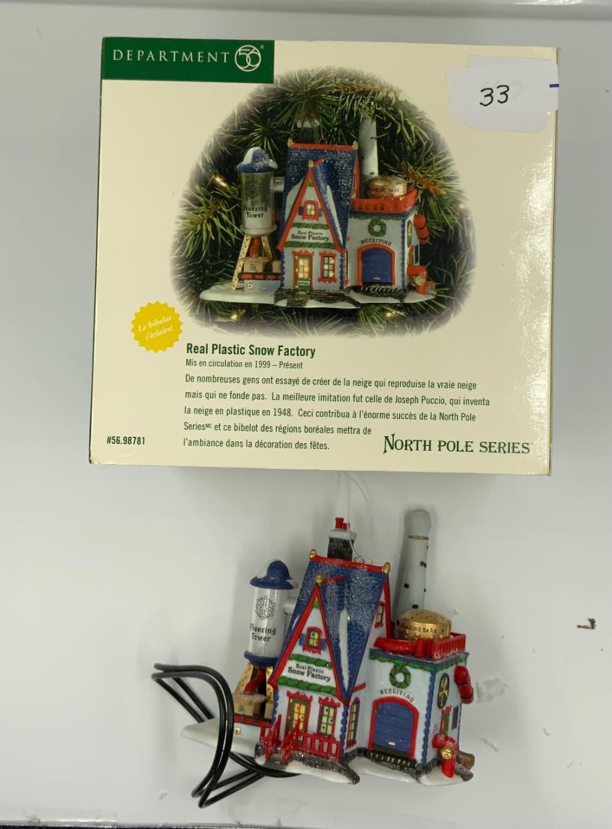 Real Plastic Snow Factory | EstateSales.org