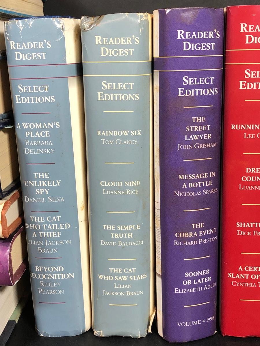 LOT 69L: Hardback Novels & Reader's Digest "Select Edition ...