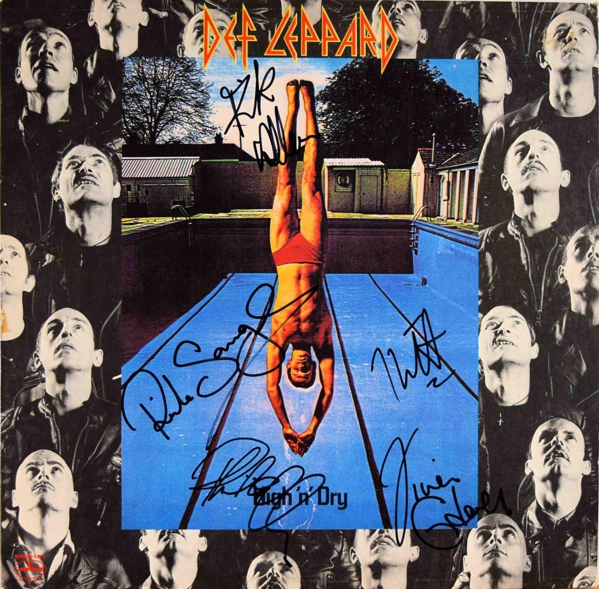Def Leppard signed High 'n' Dry album | EstateSales.org