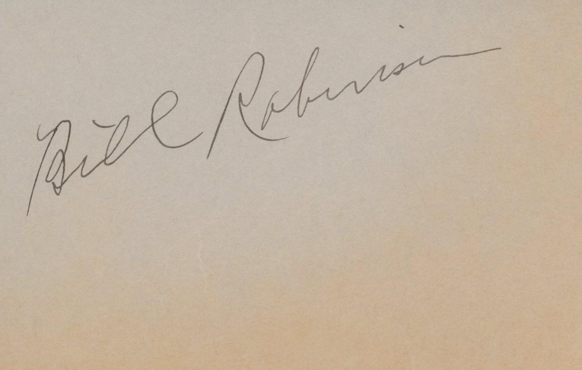 Bill Robinson signature cut | EstateSales.org