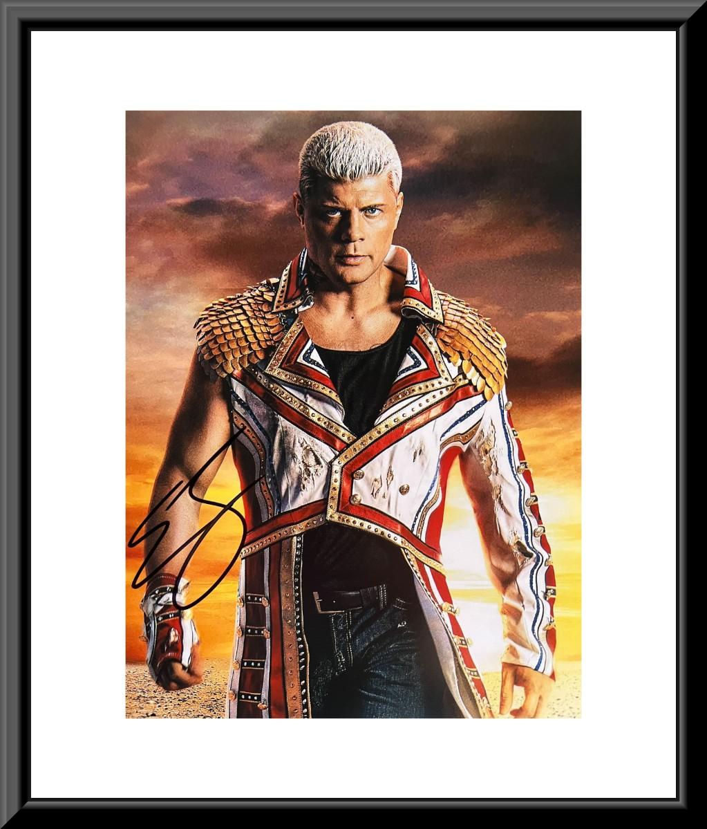 WWE Cody Rhodes signed photo | EstateSales.org