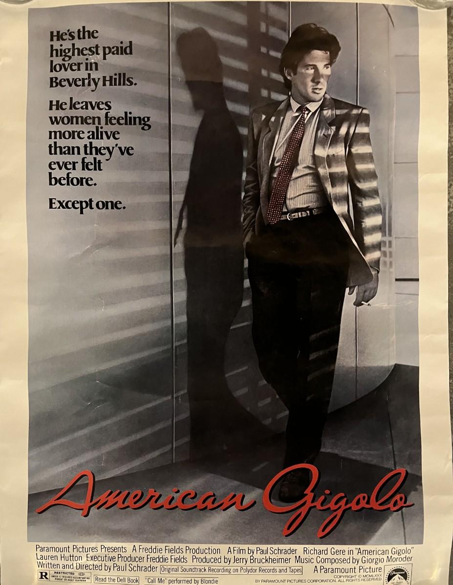 American Gigolo mini poser. | EstateSales.org