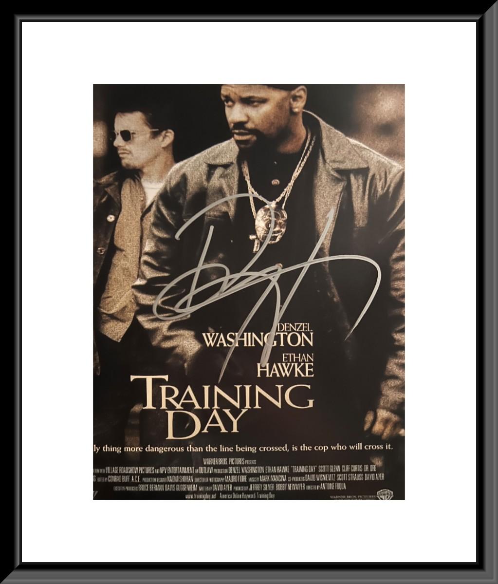 Training Day Denzel Washington signed photo | EstateSales.org