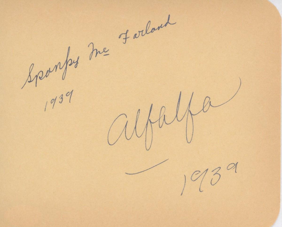 Little Rascals signature cut | EstateSales.org