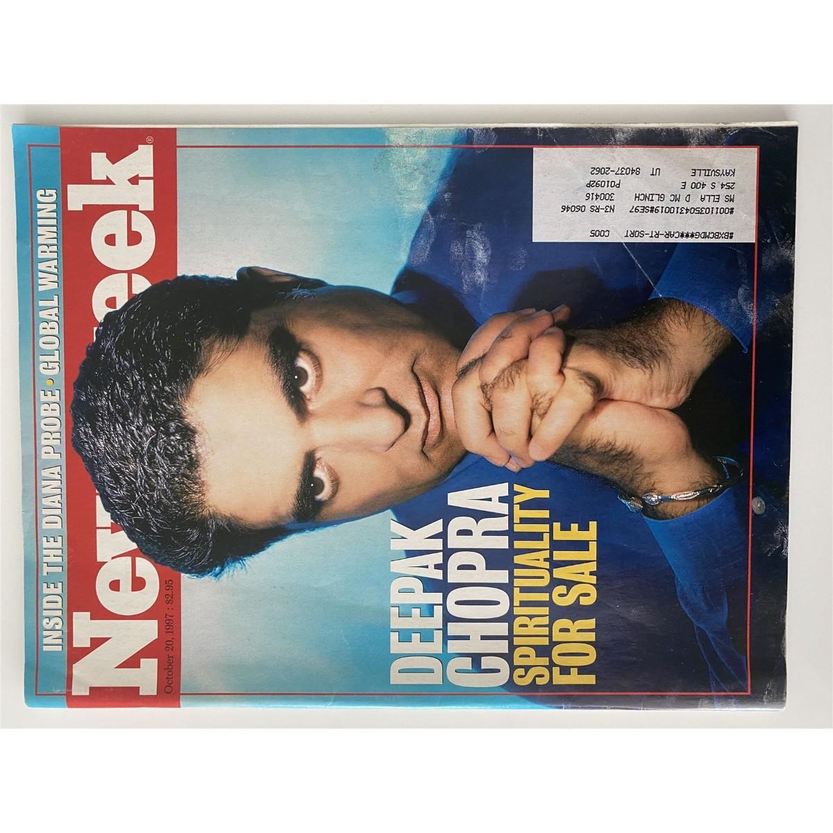 Newsweek Deepak Chopra magazine Oct. 20,1997 | EstateSales.org