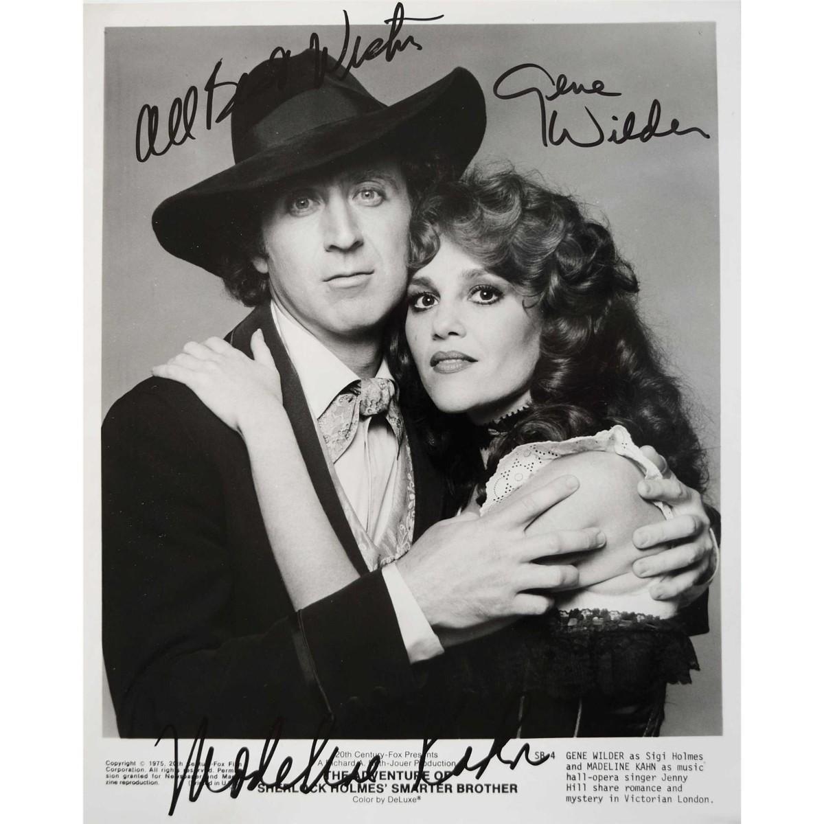 Gene Wilder & Madeline Kahn signed photo | EstateSales.org