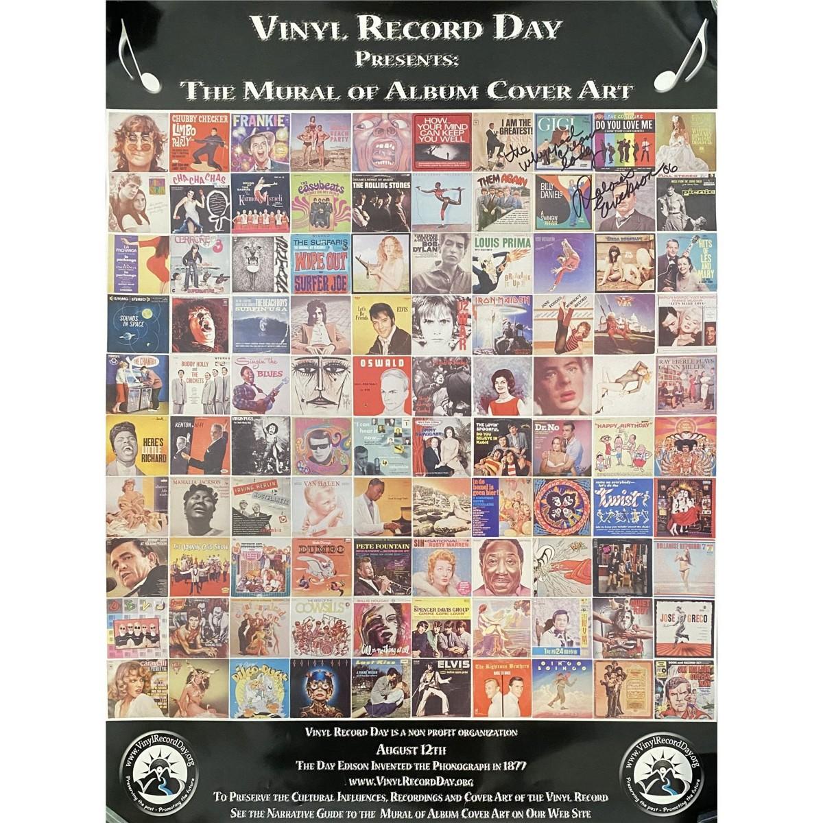 Dolores Erickson Vinyl Records Day signed poster | EstateSales.org