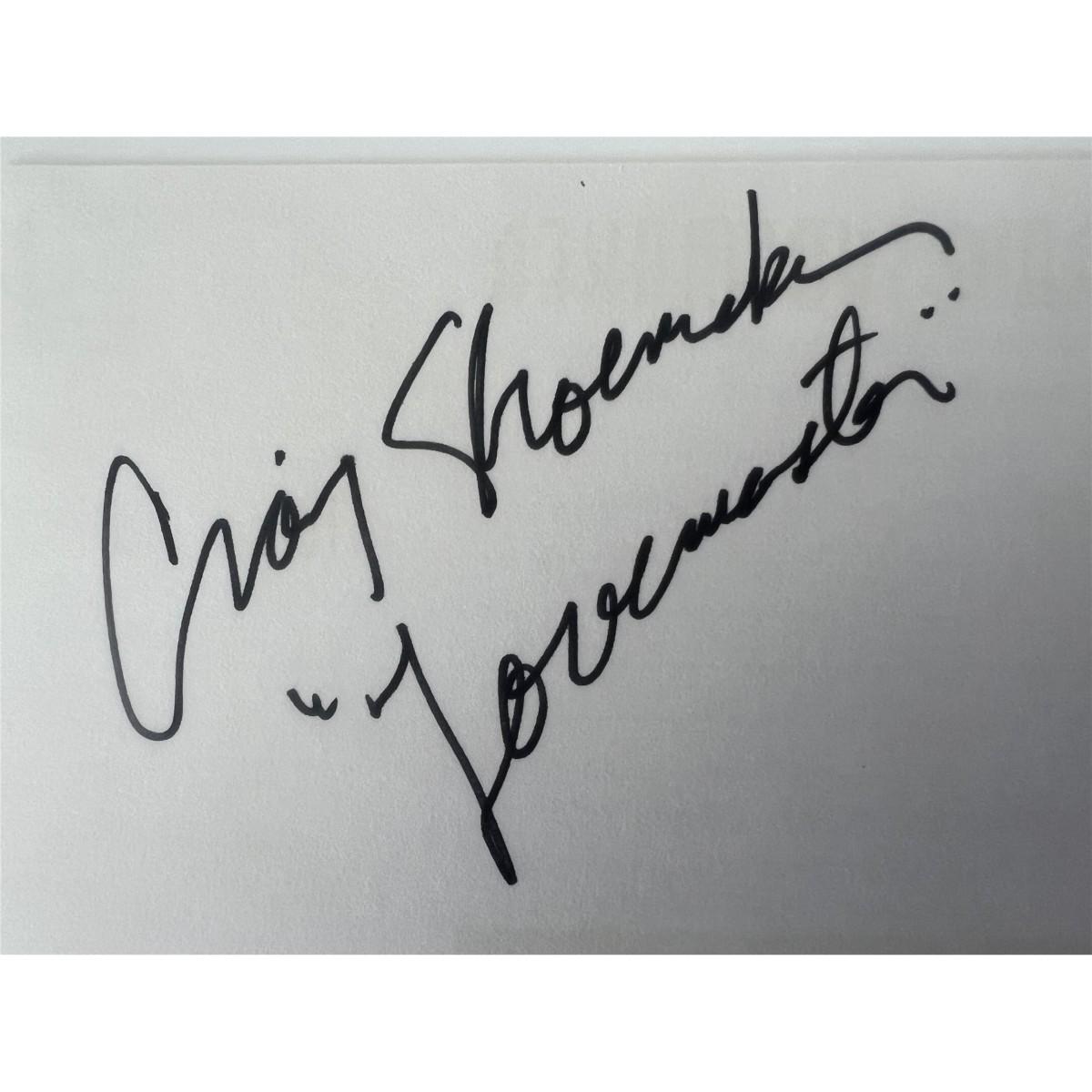 Craig Shoemaker original signature | EstateSales.org
