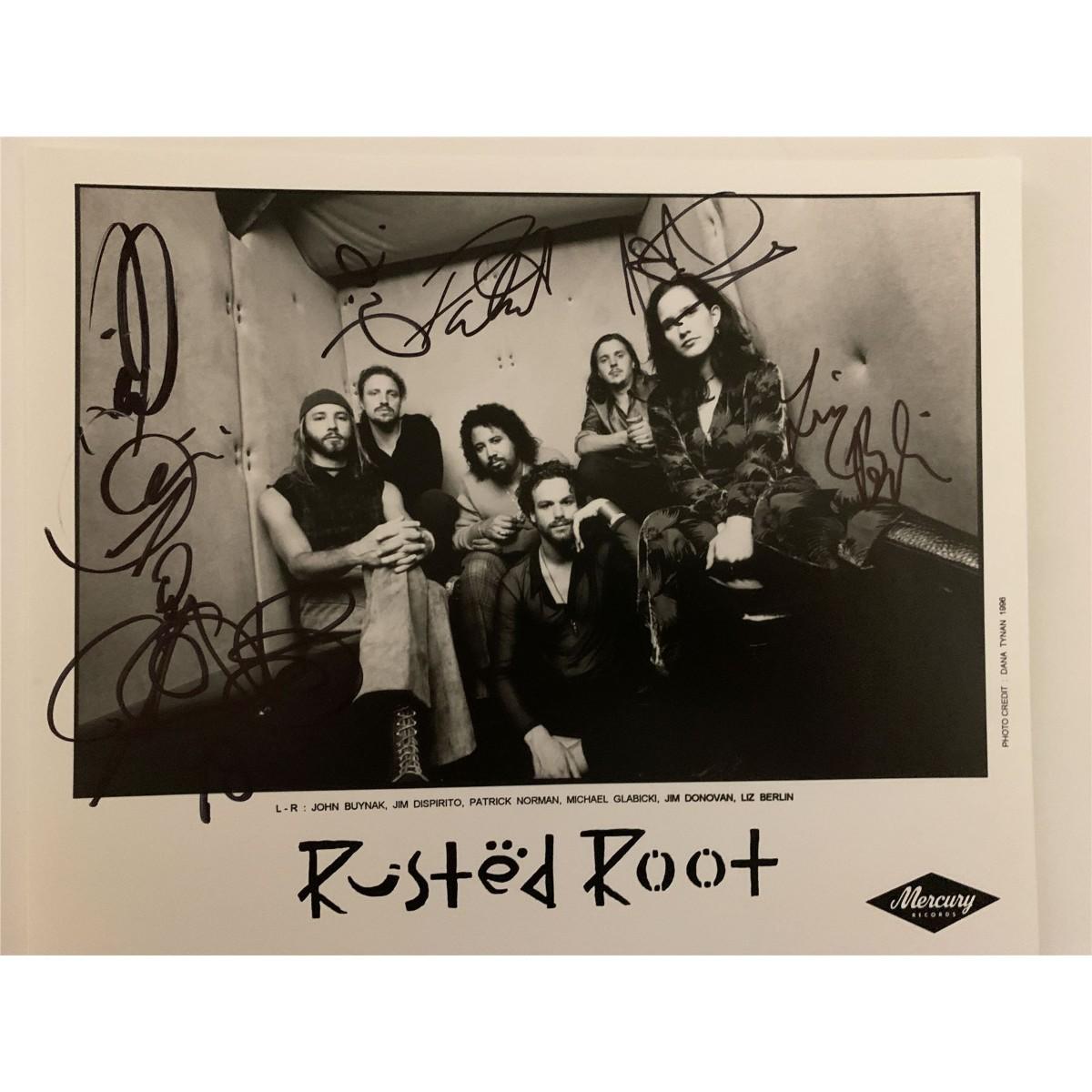 Rusted Root band signed photo | EstateSales.org