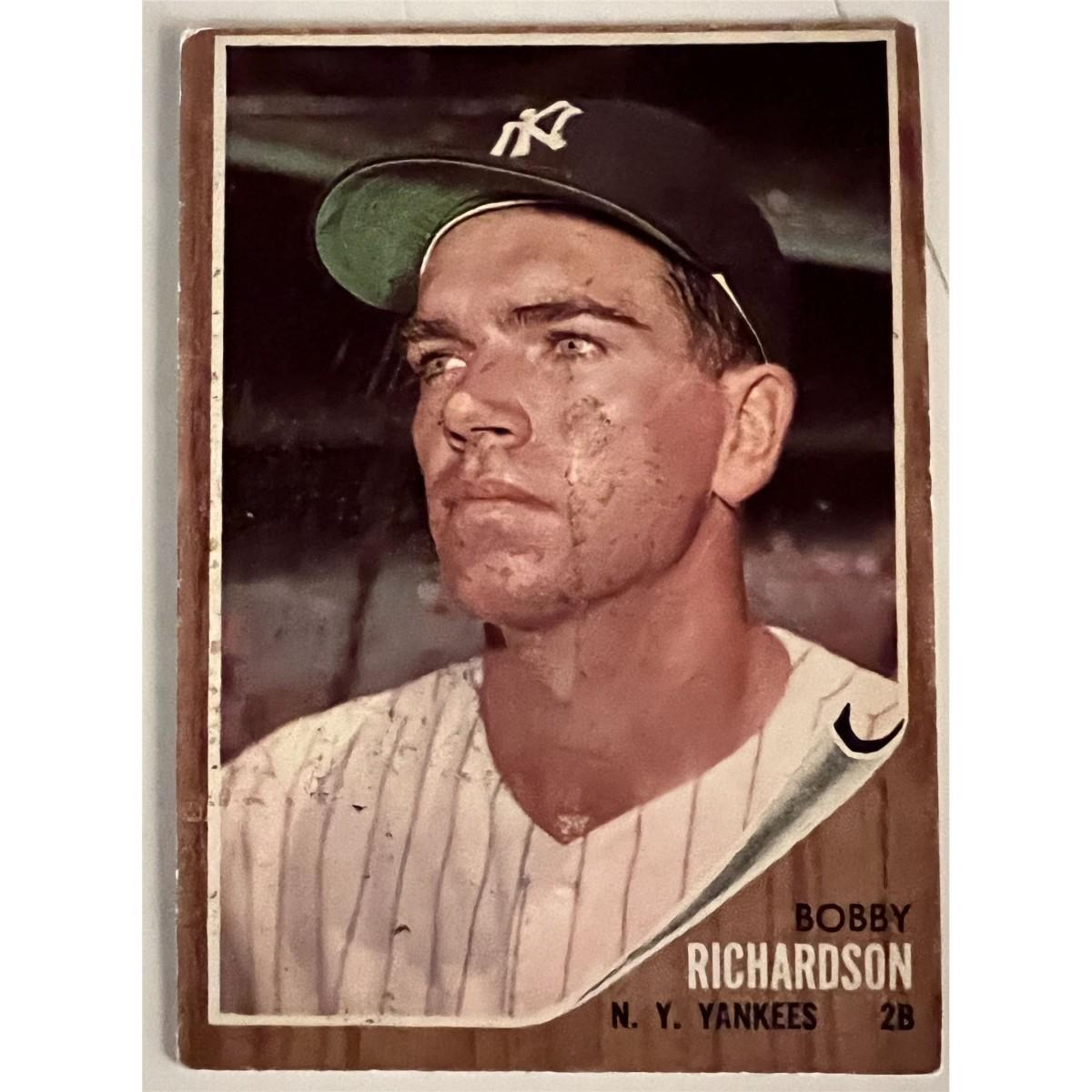Bobby Richardson 1962 Topps baseball card No. 65 | EstateSales.org