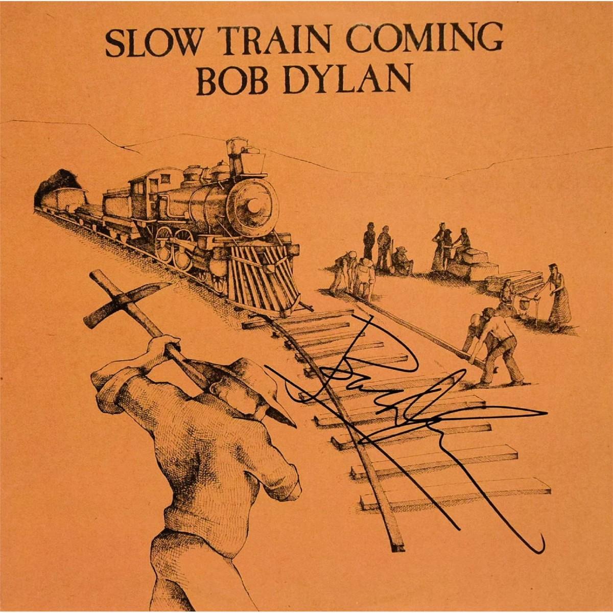 Bob Dylan signed Slow Train Coming album | EstateSales.org