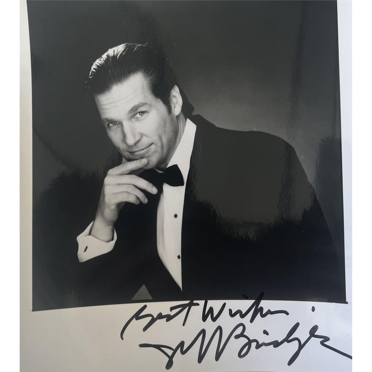 Jeff Bridges signed photo | EstateSales.org