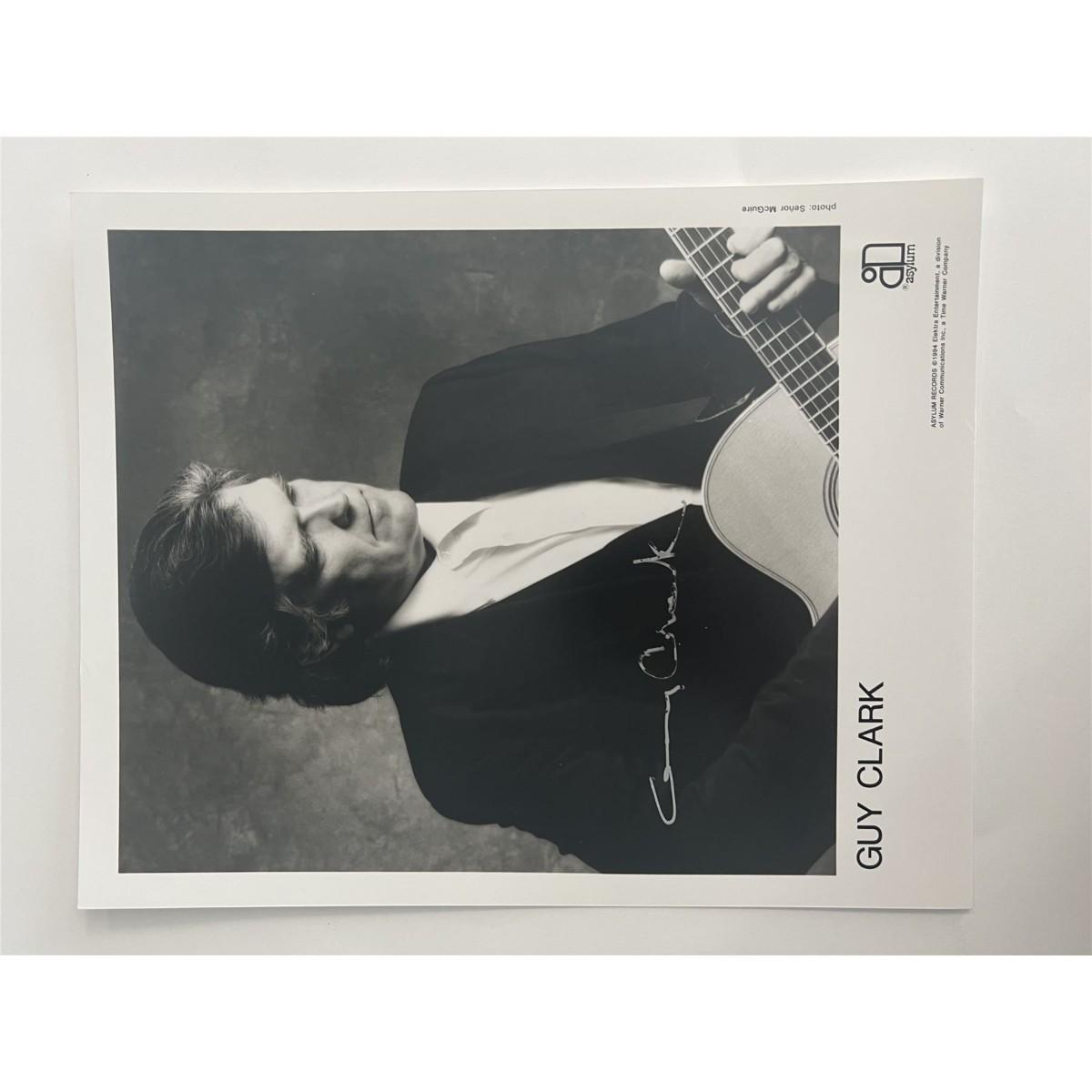 Guy Clark signed photo | EstateSales.org