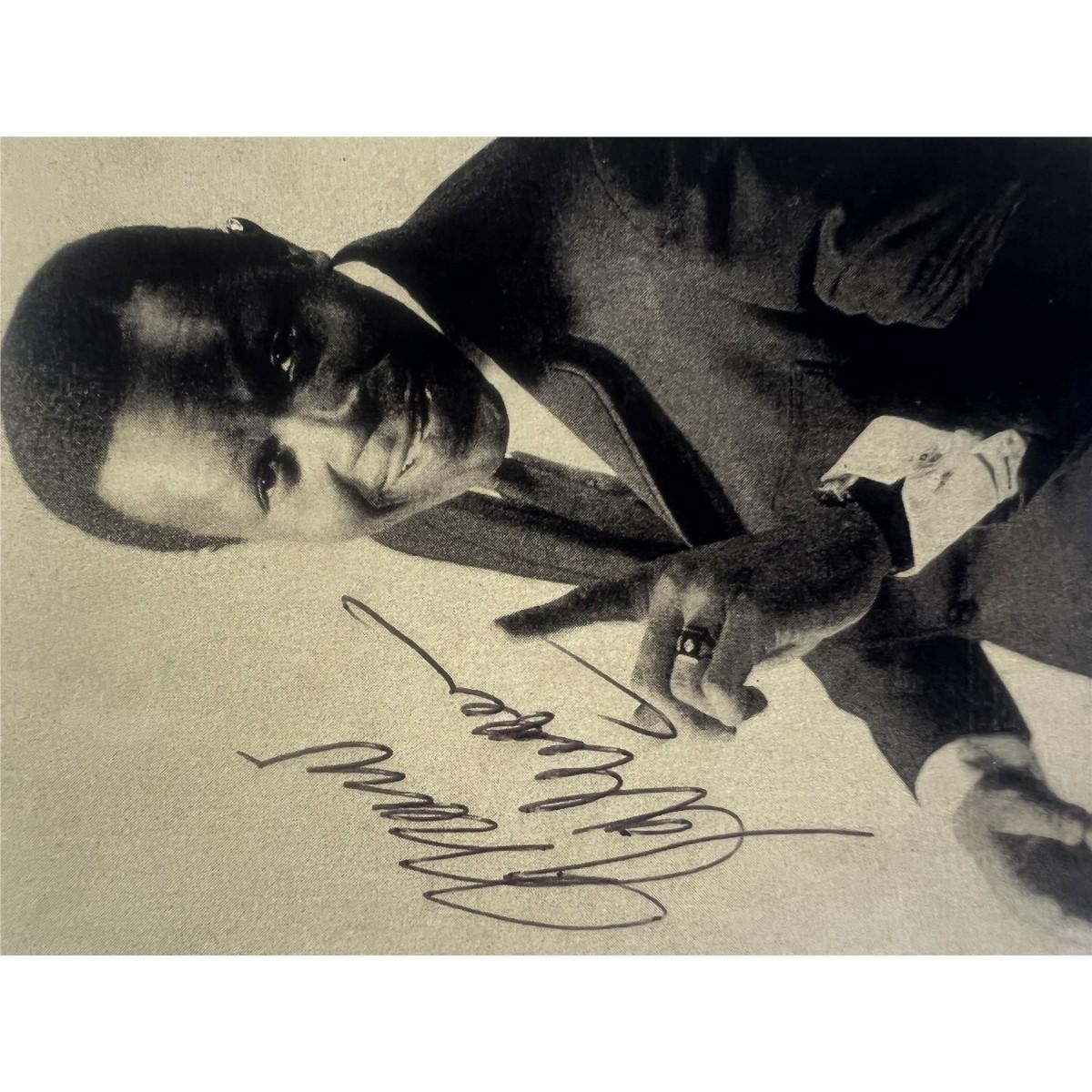Marv Johnson signed photo | EstateSales.org