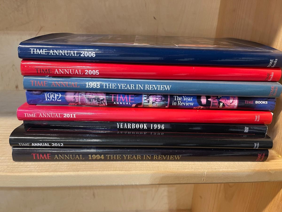 Lot of Time Year In Review Annual Books | EstateSales.org