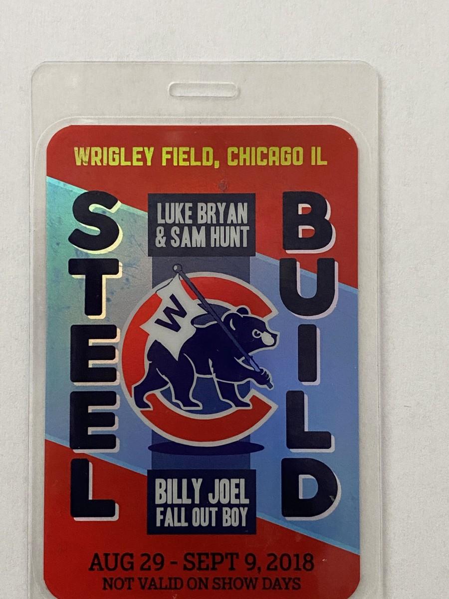 Billy Joel Fall Out Boy 2018 Backstage Pass | EstateSales.org