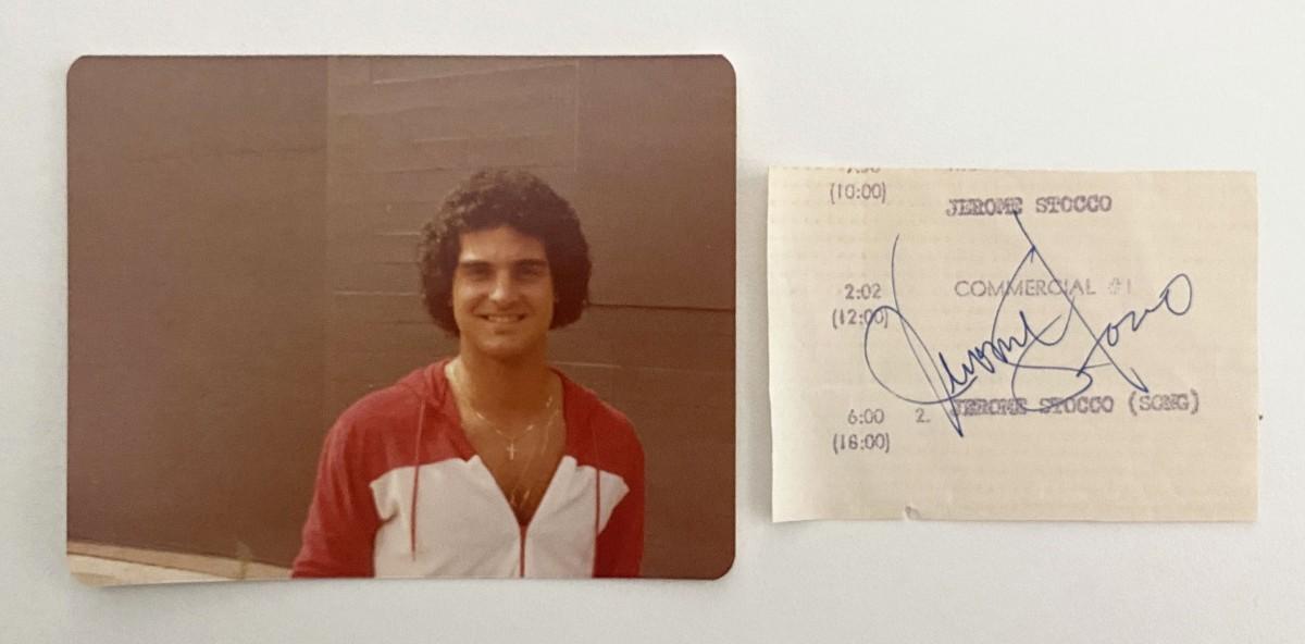 Jerome Stocco photo with original signature | EstateSales.org