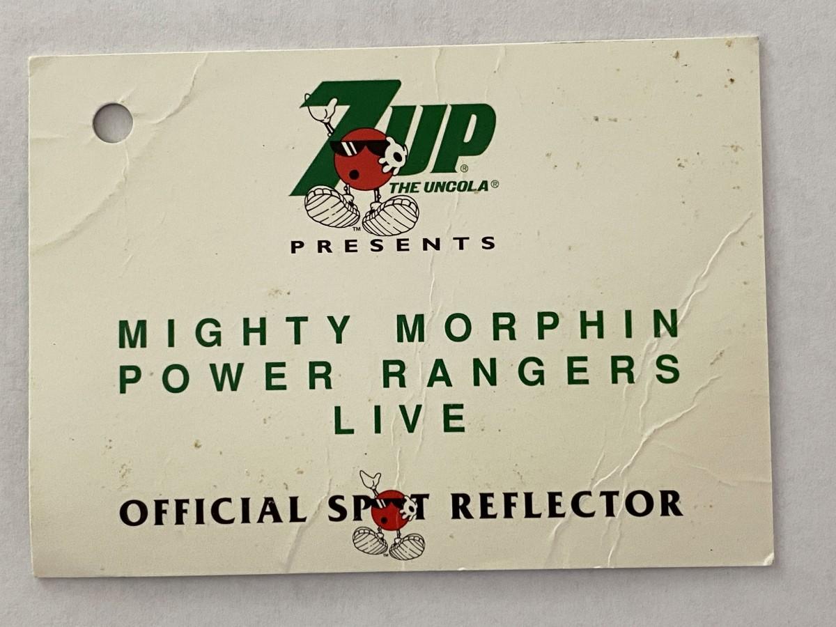 Mighty Morphin' Power Rangers Live Official Spot Reflector Pass ...