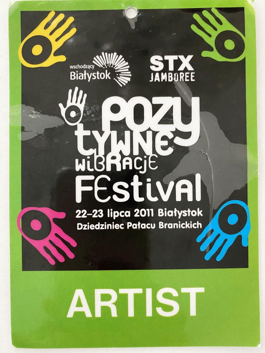 Pozytywne Wibracje Backstage Artist Pass | EstateSales.org