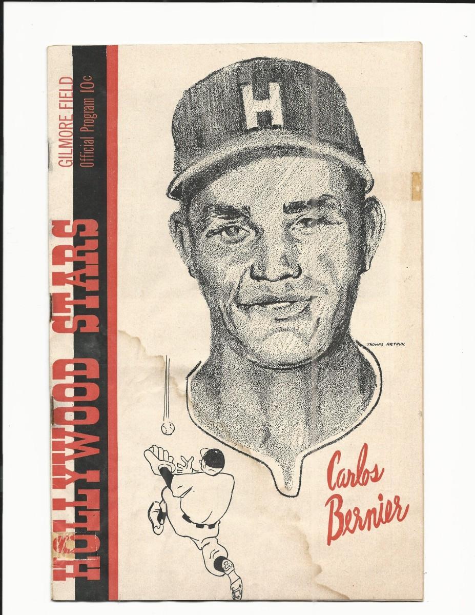 Vintage Hollywood Stars Gilmore Field Official Baseball Program ...