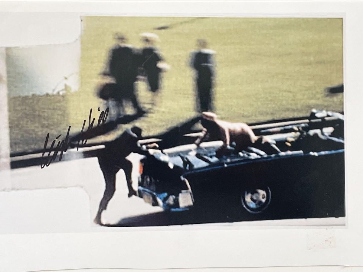JFK Secret Service agent Clint Hill signed assassination photo ...