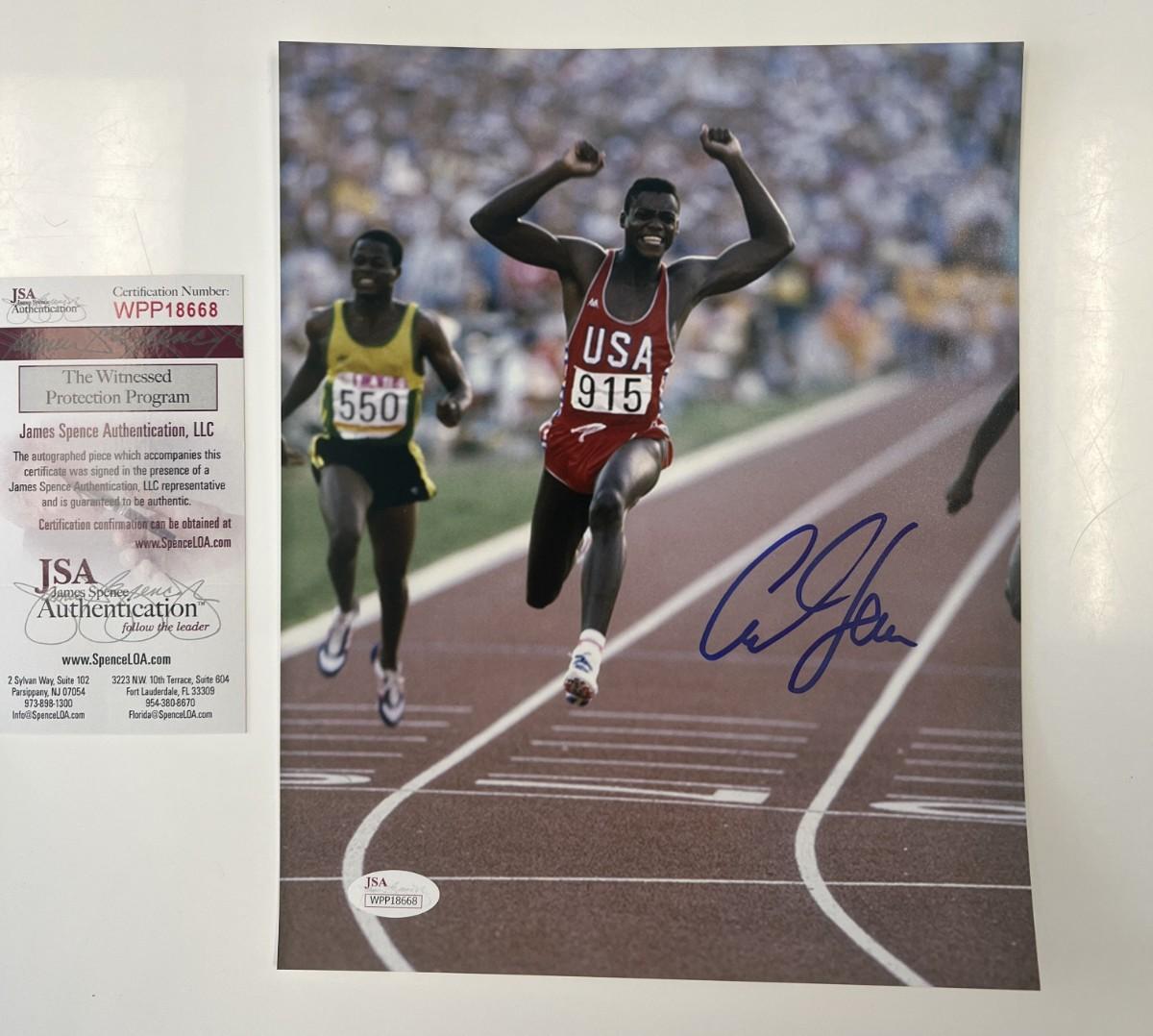 Carl Lewis Signed Photo - JSA | EstateSales.org