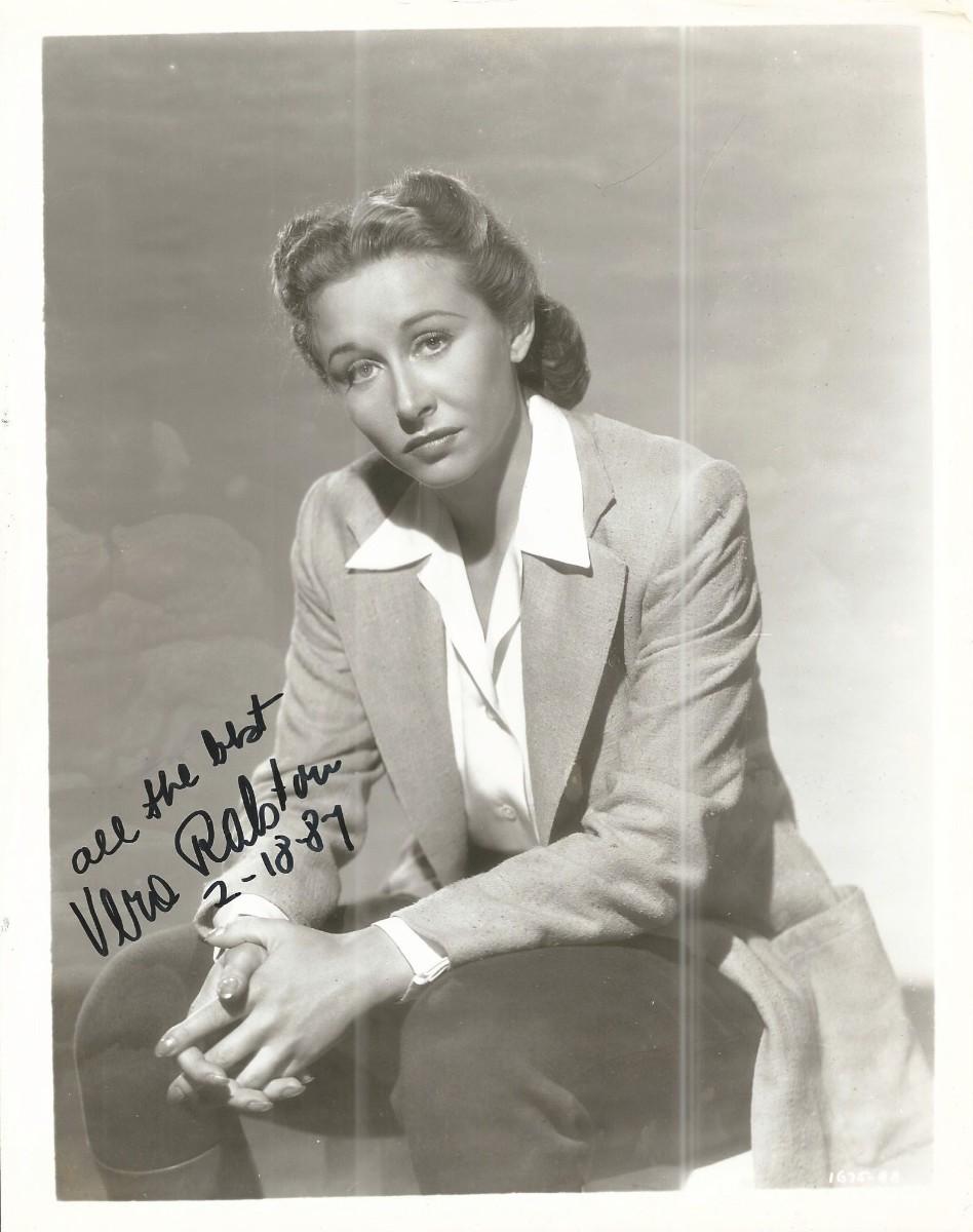 Vera Ralston Signed Photo | EstateSales.org