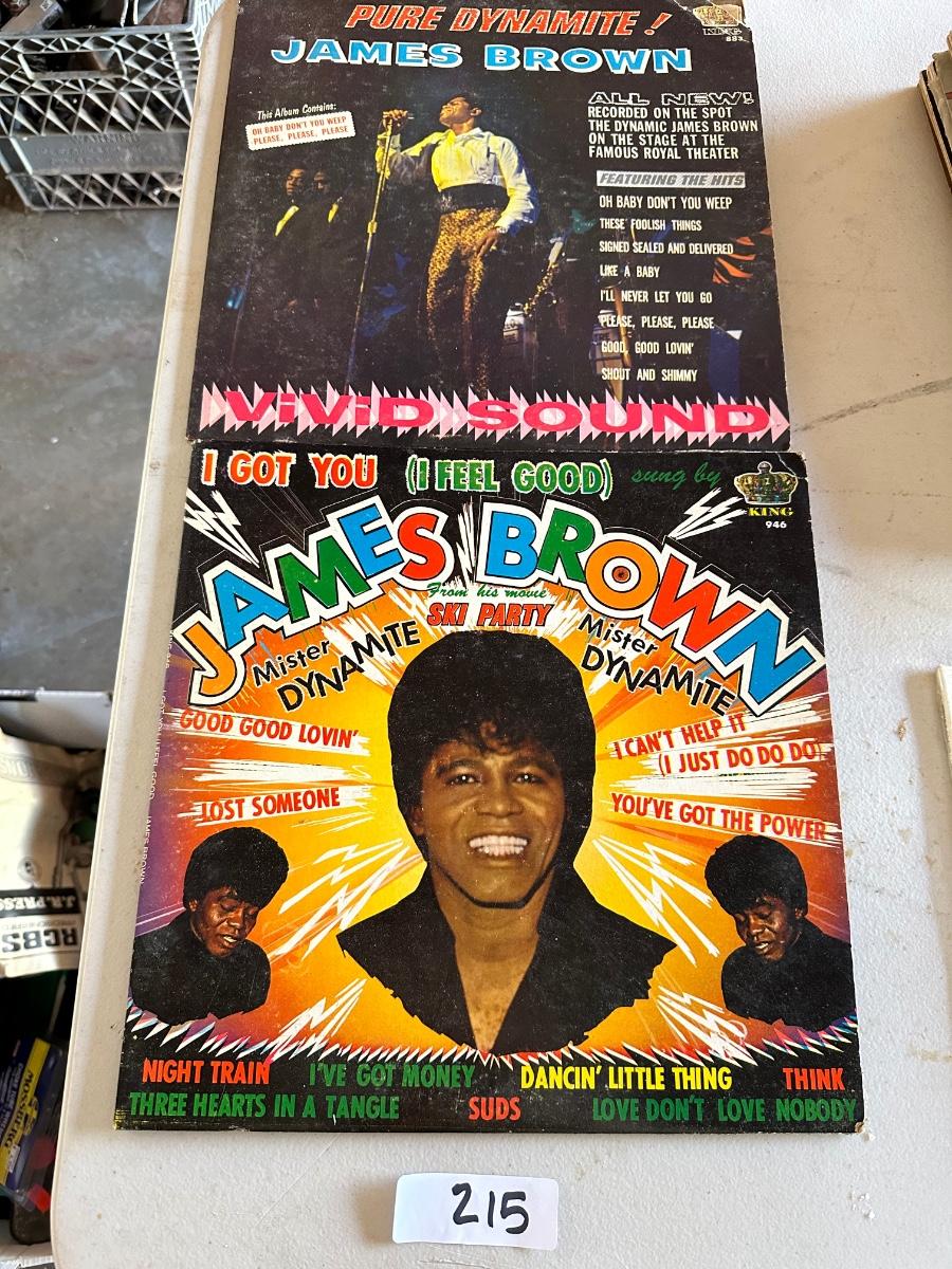 James Brown Album Lot