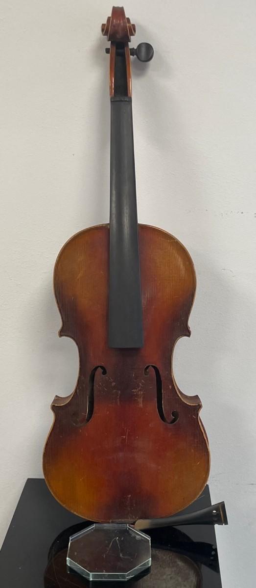 Antique German Antonius Stradivarius Violin with bow and case ...