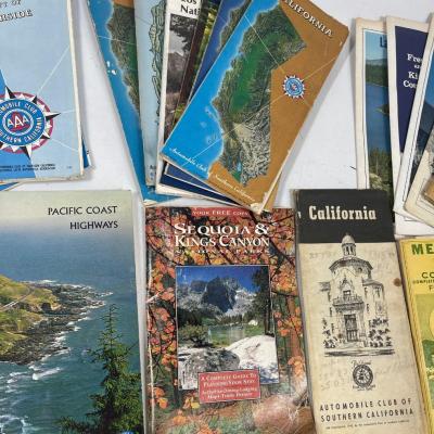 California Ephemera Lot #2 - vintage pamphlets and maps | EstateSales.org