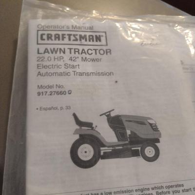 Craftsman Lawn Tractor YS 4500- In Working Order- 22 HP, 42" Mowing ...