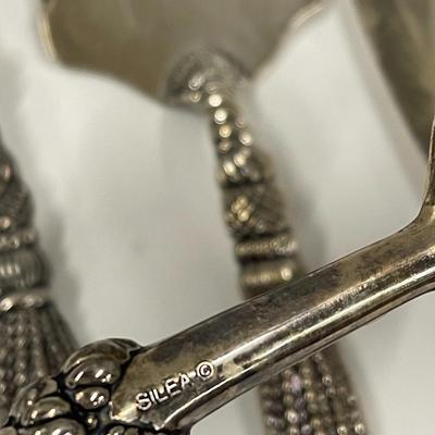 Vintage Silea Silver Plate Tassel Serving Pieces | EstateSales.org