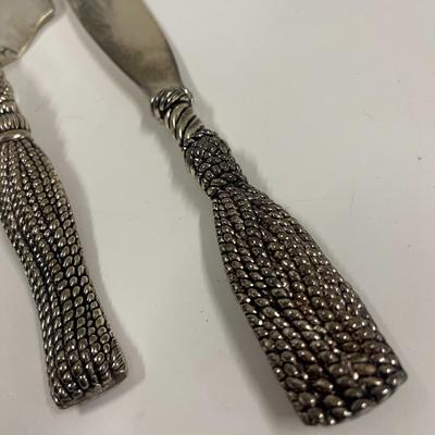 Vintage Silea Silver Plate Tassel Serving Pieces | EstateSales.org