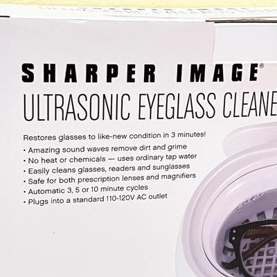 SHARPER IMAGE ~ Ultrasonic Eyeglass Cleaner ~ NIB | EstateSales.org