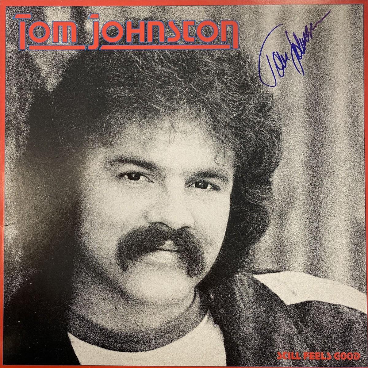 Tom Johnston signed album cover | EstateSales.org
