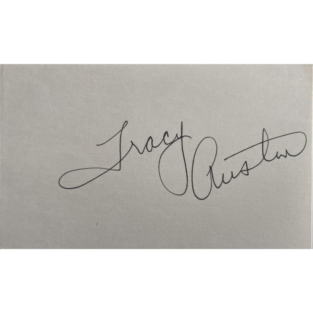 Tennis player Tracy Austin original signature | EstateSales.org