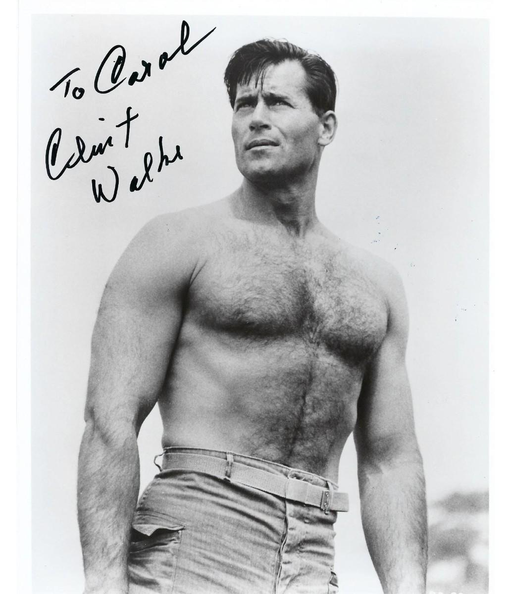 Clint Walker signed photo | EstateSales.org