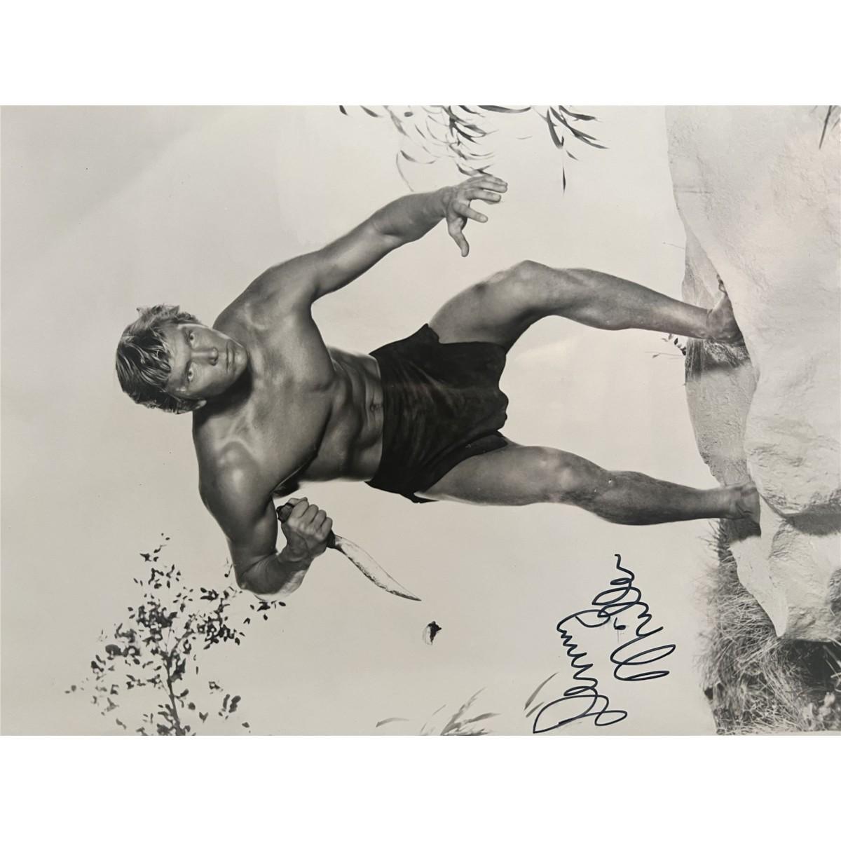 Tarzan Denny Miller signed movie photo | EstateSales.org