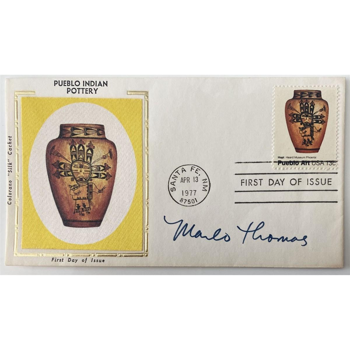 Marlo Thomas signed cover | EstateSales.org