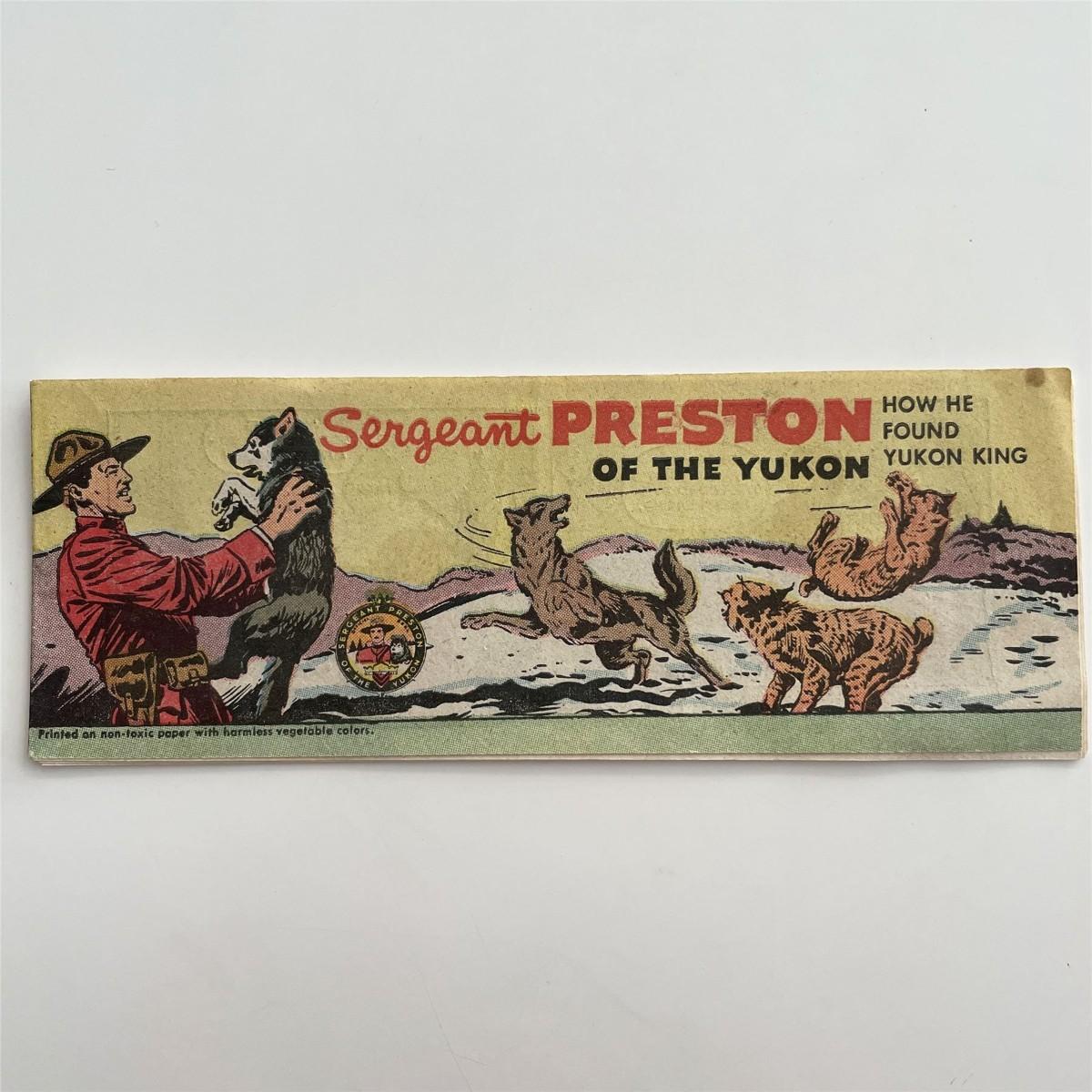 Sergeant Preston of the Yukon 1956 promotional comic book | EstateSales.org