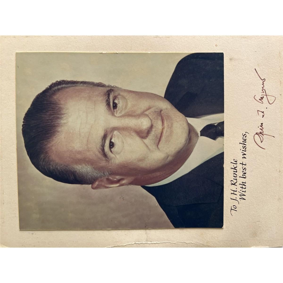 Spiro Agnew signed photo | EstateSales.org