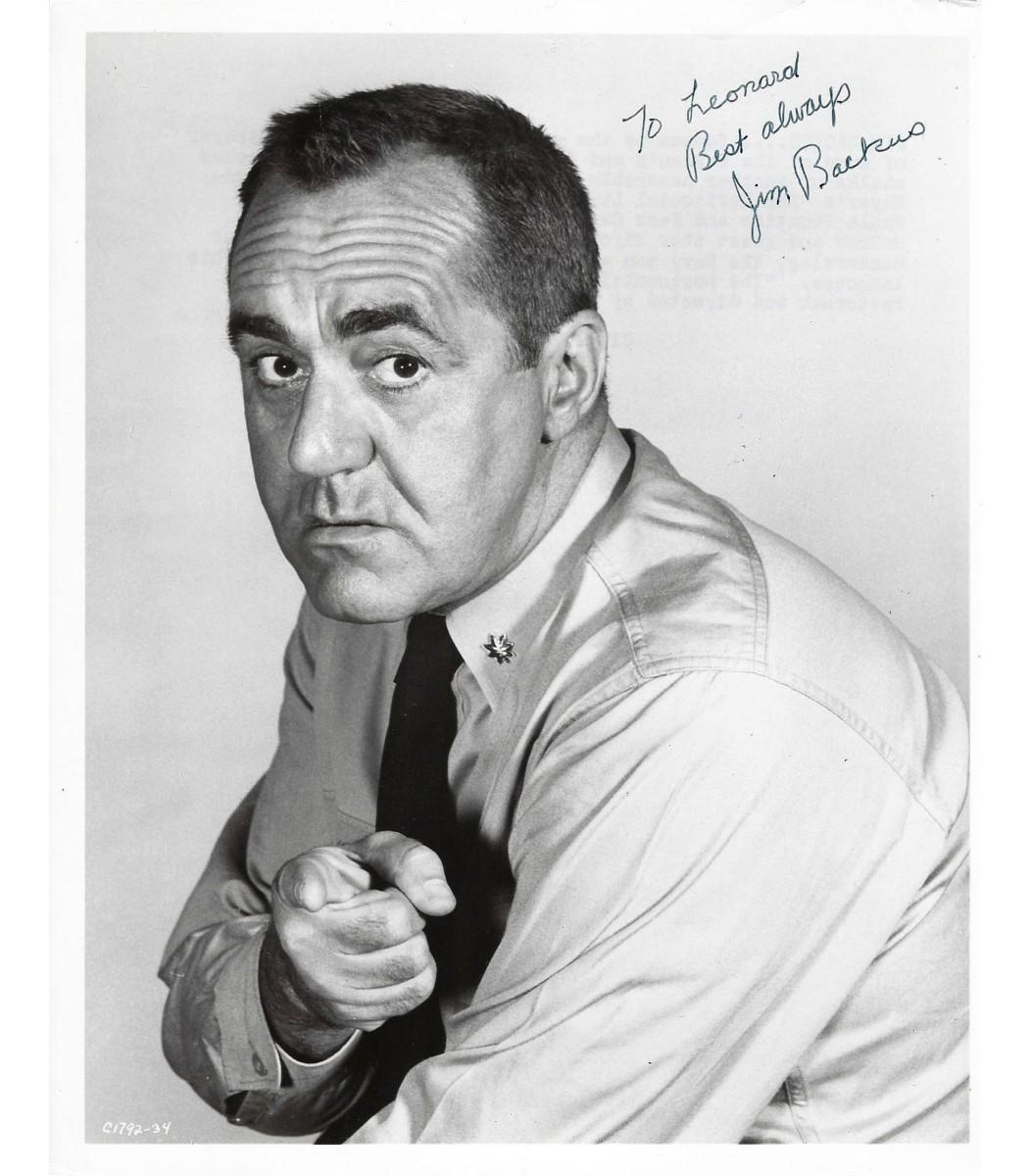Gilligan's Island Jim Backus signed photo | EstateSales.org