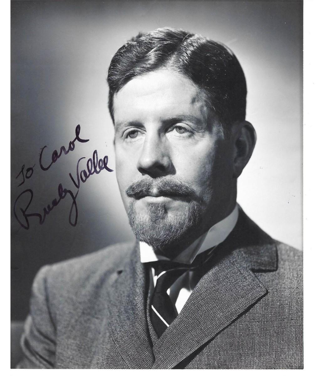 Teen Idol Rudy Vallée signed photo | EstateSales.org