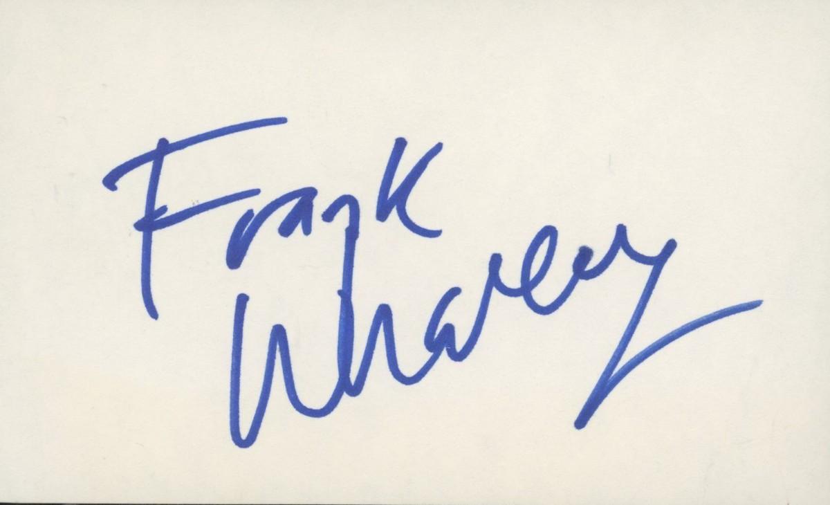 Frank Whaley "Pulp Fiction "signature cut | EstateSales.org