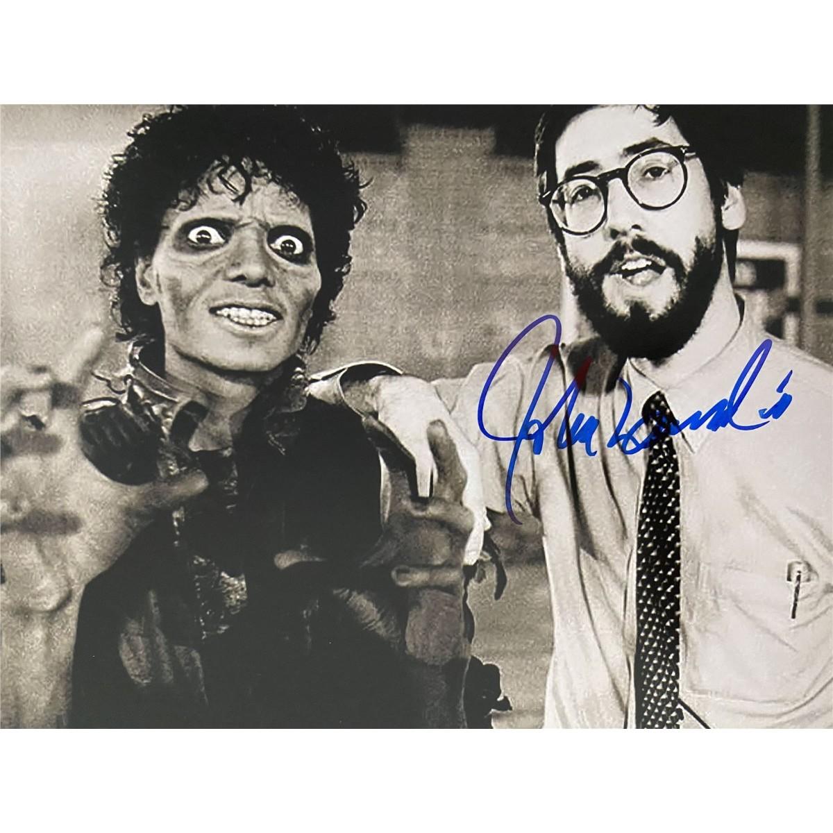 Michael Jackson's Thriller John Landis signed photo | EstateSales.org