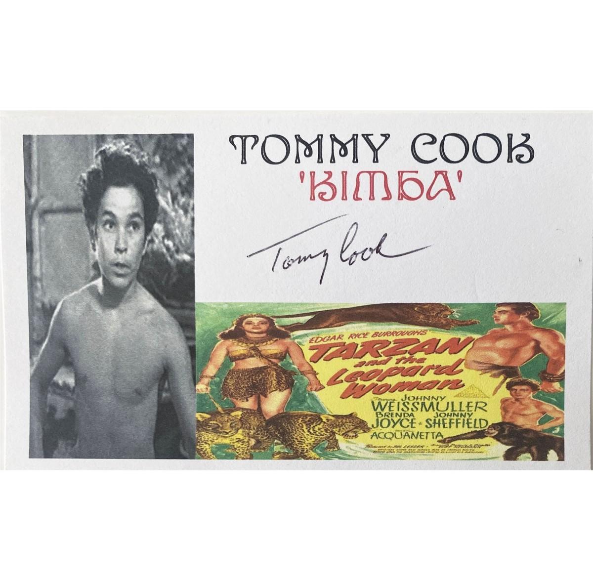 Tarzan Tommy Cook signed photo | EstateSales.org